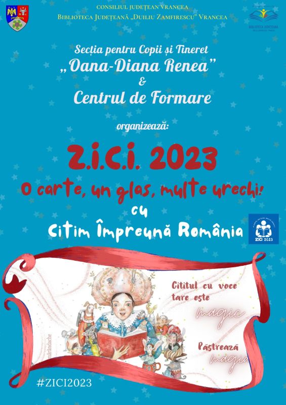 ZICI: Ziua Internațională a Cititului Împreună - Milcovul.ro | Milcovul.ro